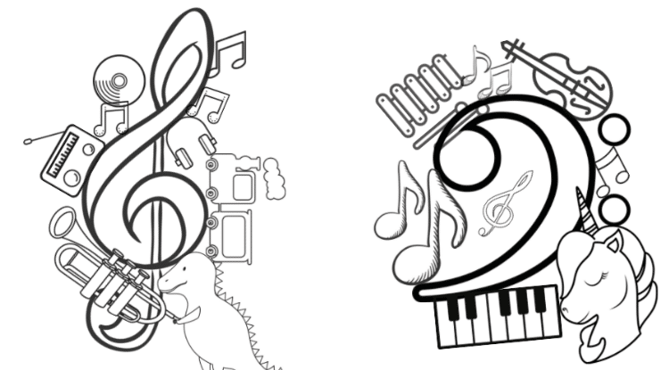 Paint By Numbers (Musical Edition) - Christmas Colouring Activity ...