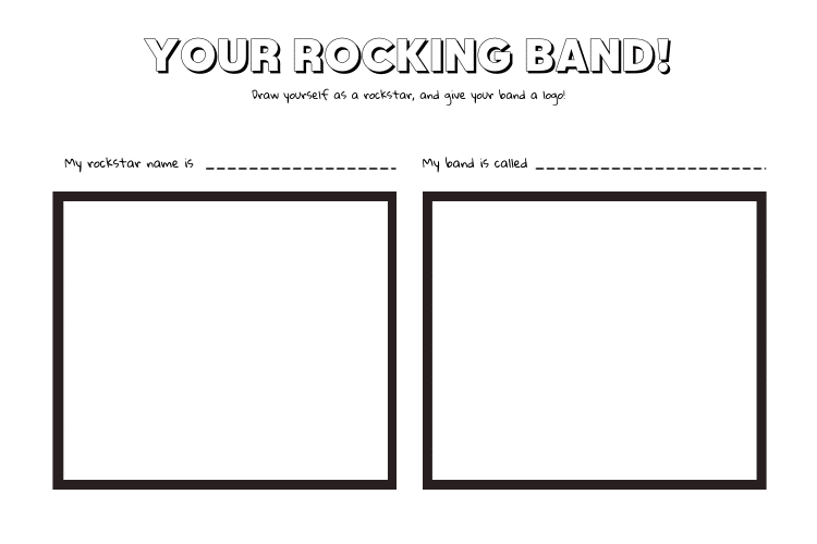 Draw a Band Logo // The Musical Me