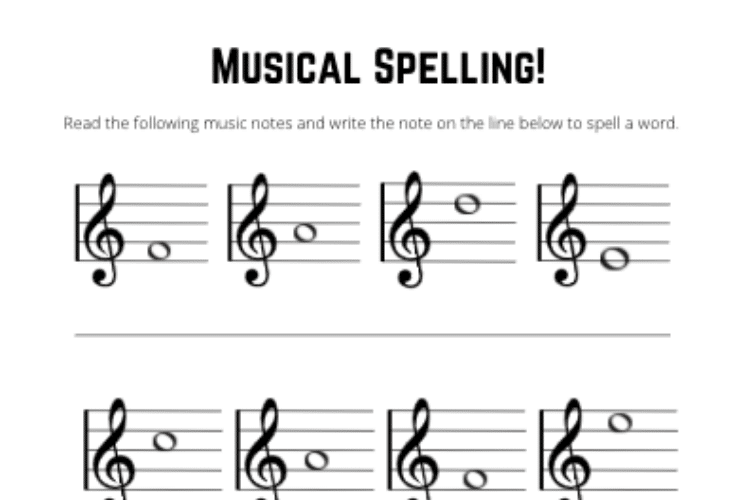 Reading Music - Musical Spelling // The Musical Me
