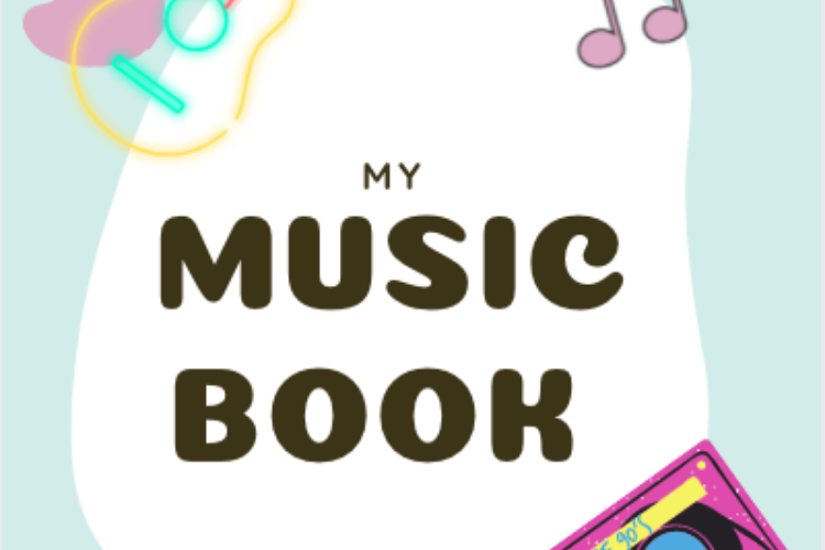 My Music Book (Notating Manuscript Book) // The Musical Me