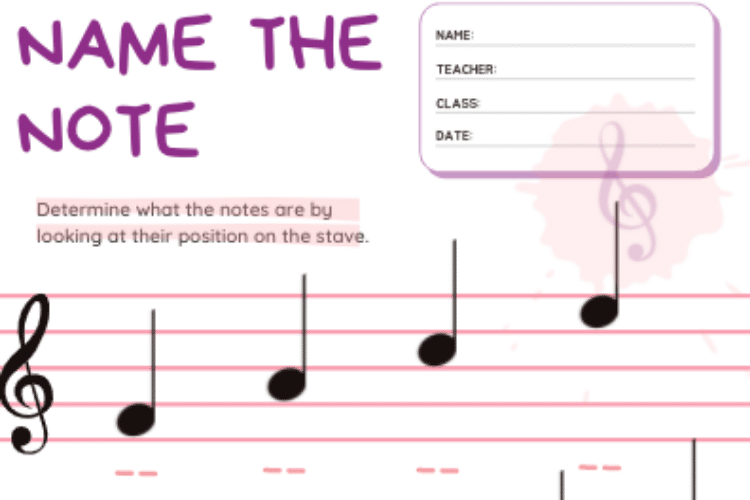 Name The Music Notes! // The Musical Me