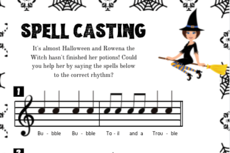 Cast A Spell! Halloween Resource // The Musical Me