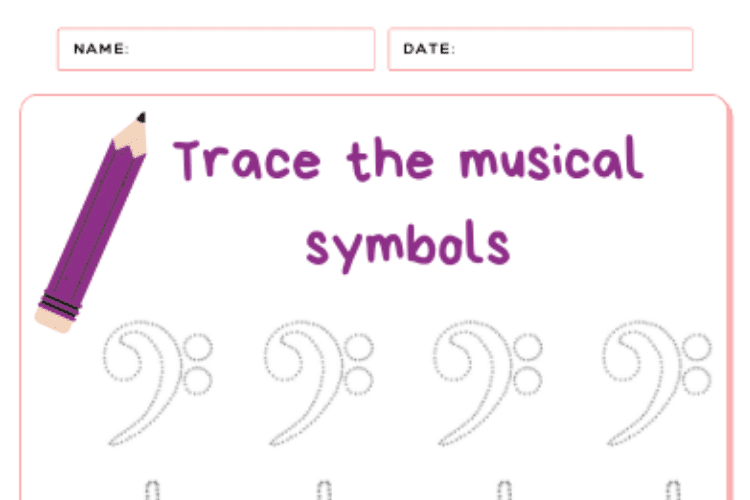 Trace The Musical Symbols // The Musical Me