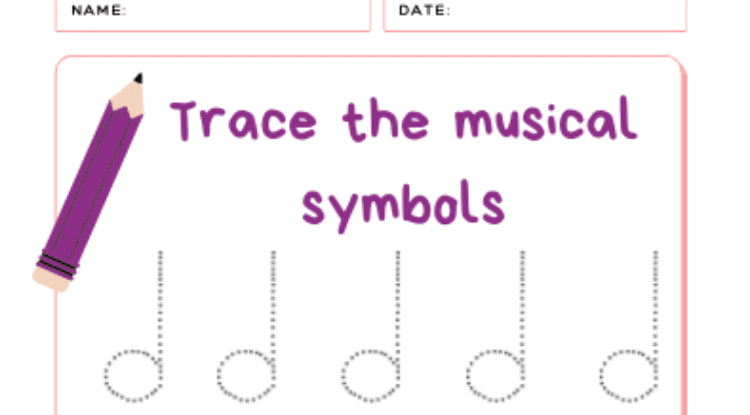 Trace The Musical Symbols // The Musical Me