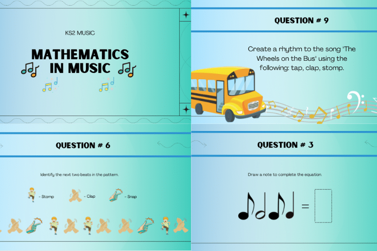 Music and Maths PPT (Quiz) // The Musical Me