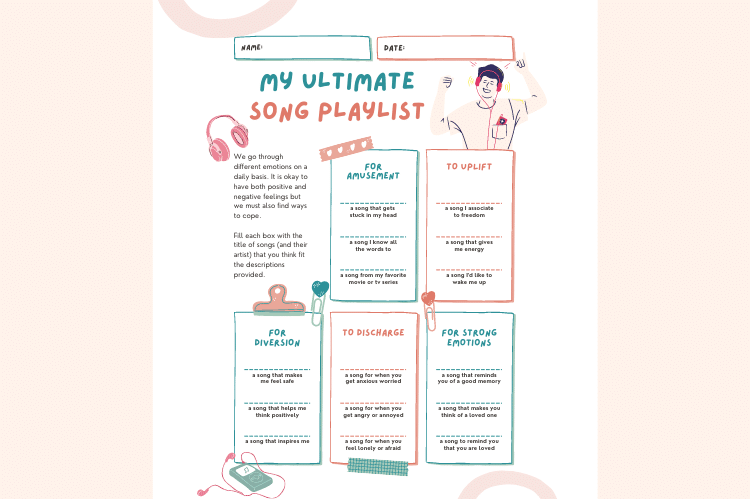 Musical Reflection Exercise - My Song Playlist // The Musical Me