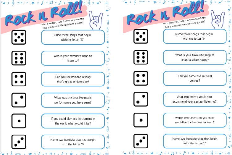 Rock n Roll - Icebreaker Game // The Musical Me