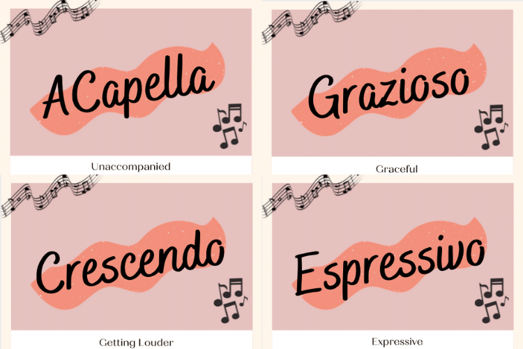 Italian Music Terms - Display Posters // The Musical Me