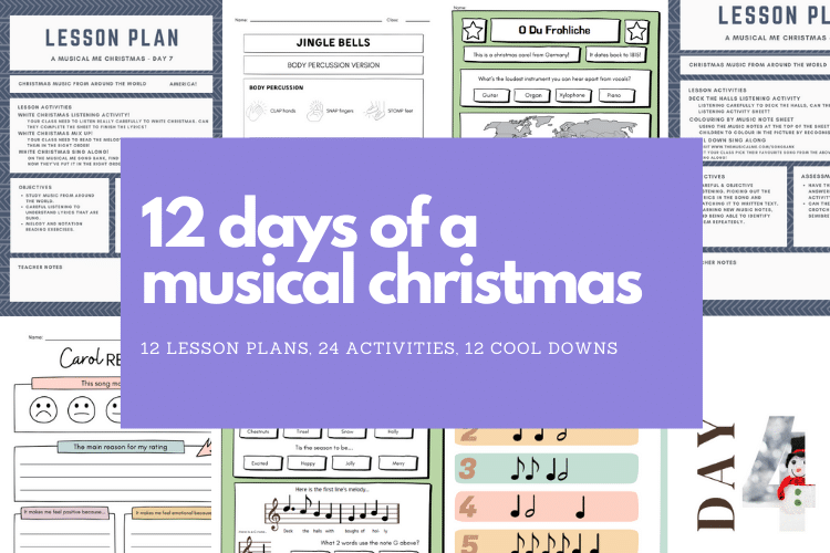 Christmas Lesson Plans // The Merry 12 Days Of Christmas!
