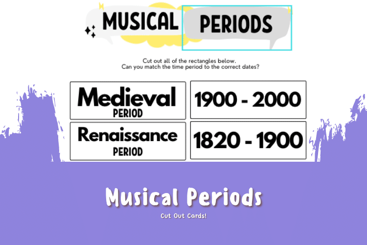 The Musical Periods - Fun Matching Game! (KS1/2)