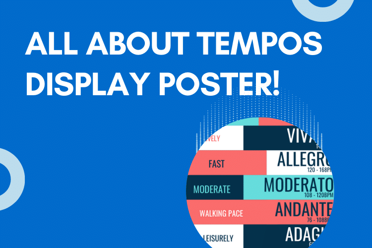 Music and Tempo - Helpful Display Poster // The Musical Me