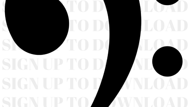 Large Music Note Display Cutouts // The Musical Me