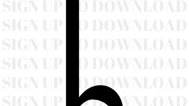 Large Music Note Display Cutouts // The Musical Me